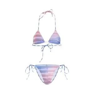 Jean Paul Gaultier Air Printed Bikini Set - Blue
