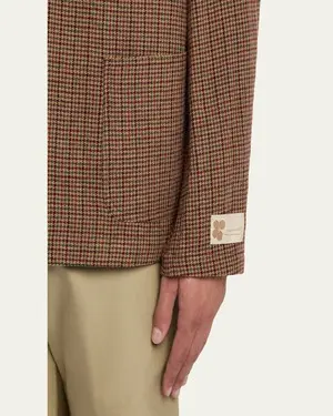 Massimo Alba Gstaad Wool Nehru Jacket