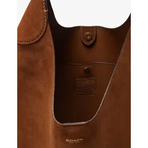 COACH Brooklyn 39 Suede Shoulder Bag - B4/warm Brown