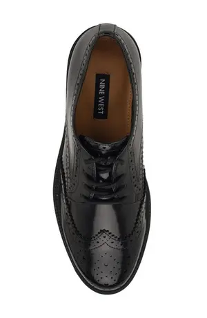 Nine West Studey Brogue Derby - Black