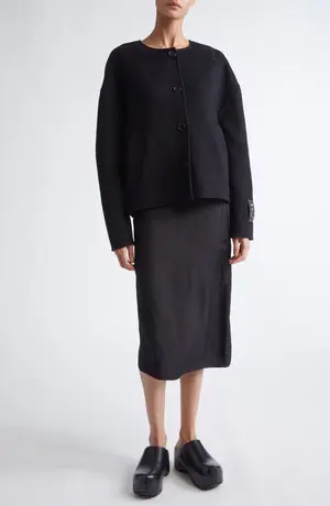 Marni Double Face Virgin Wool & Cashmere Jacket