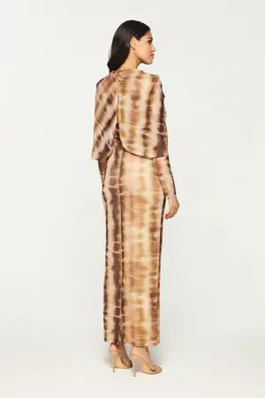 DASKA Capella Maxi Dress - Tie Dye Print