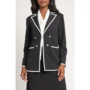 Ming Wang Notched Lapel Jacket