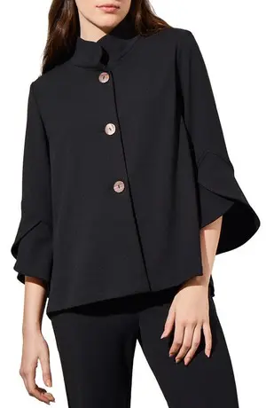 Ming Wang Button Detailed Outerwear For Women