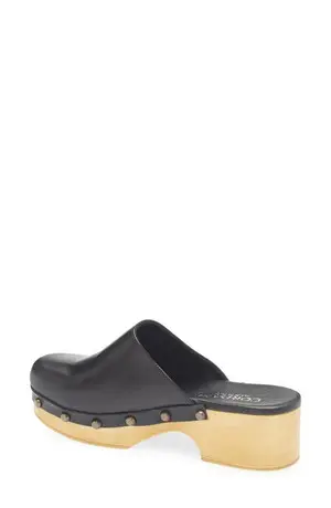 Cordani Wilka Platform Mule - Black Leather