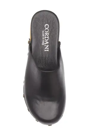 Cordani Wilka Platform Mule - Black Leather