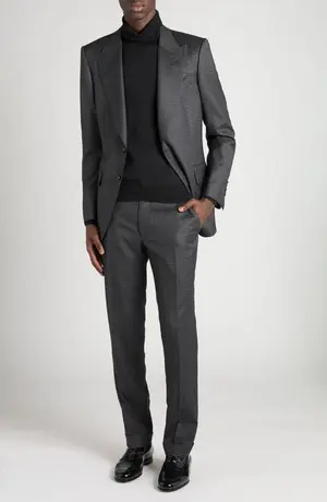 TOM FORD Dyllan Gingham Virgin Wool Suit