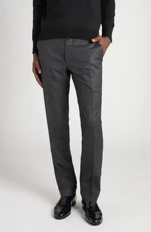 TOM FORD Dyllan Gingham Virgin Wool Suit