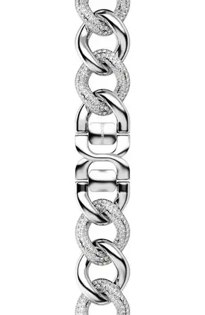 SWAROVSKI Sparkling Chain 20mm Apple Watch Bracelet - Silver