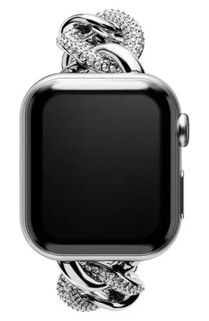 SWAROVSKI Sparkling Chain 20mm Apple Watch Bracelet - Silver