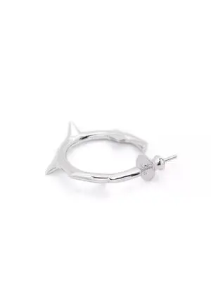 SHAUN LEANE Small Rose Thorn Hoop Earrings