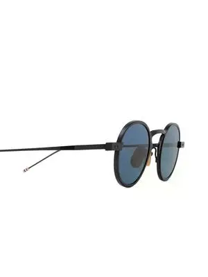 Thom Browne Round-frame Sunglasses - Black