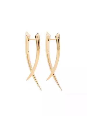 SHAUN LEANE Sabre Crossover Earrings - Gold