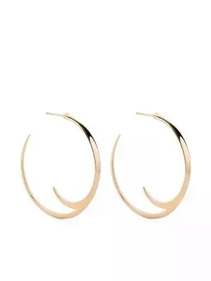 SHAUN LEANE Large Talon Cat Claw Hoop Earrings - Gold