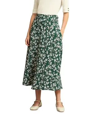 HOBBS LONDON Kiara Printed Skirt - Green Multi