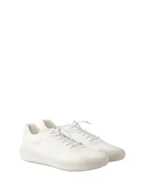 Prada Technical Fabric Sneakers - White