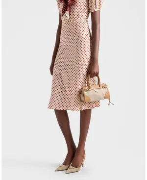 Prada Suede Slingback Pumps - Neutral