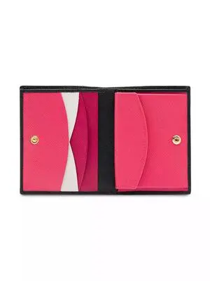 Prada Small Logo-plaque Folding Wallet