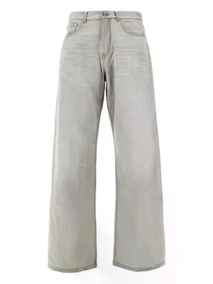 Palm Angels Five-pocket Jeans With Tonal Stitching