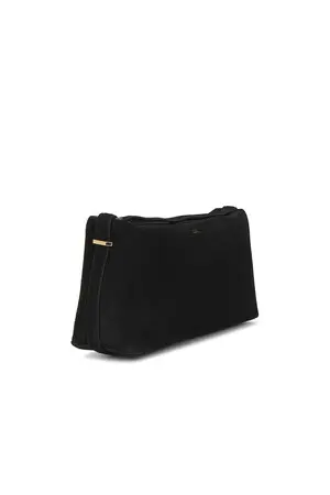TOTEME Suede Scoop Clutch - Black