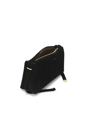 TOTEME Suede Scoop Clutch - Black