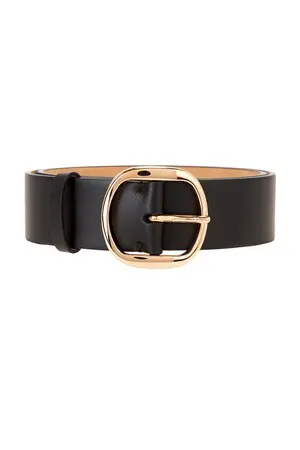 Gabriela Hearst Elster Buckle Leather Belt - Black