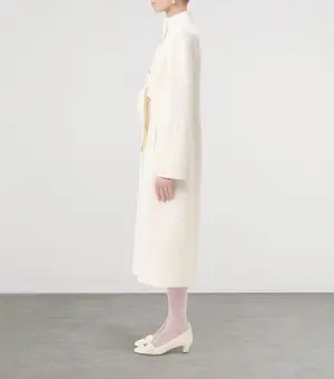 Valentino Garavani Wool-cashmere Double-breasted Overcoat - Ivory