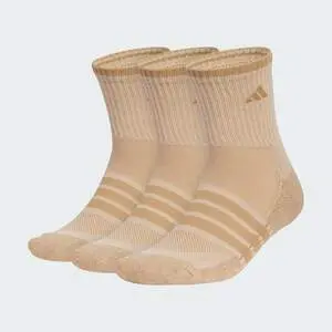 Adidas Cushioned X 4 3-pack Mid-crew Socks - Warm Sandstone