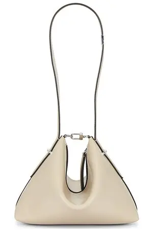 TOTEME Leather Scoop Wristlet Bag - Fawn