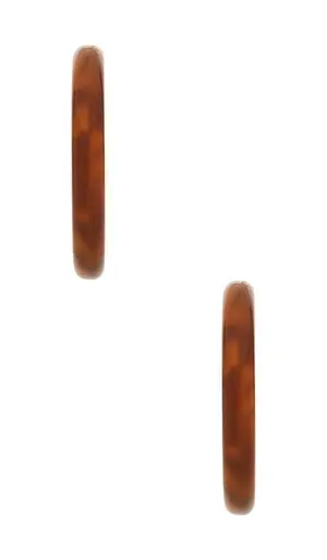Lele Sadoughi Broadway Hoop Earrings