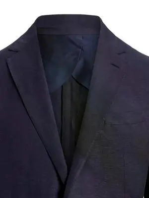 Ralph Lauren Purple Label Textured Single-button Blazer