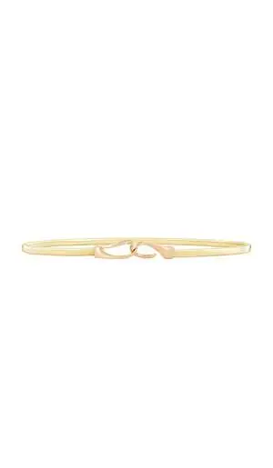 Lele Sadoughi Stretch Chain Belt - Gold