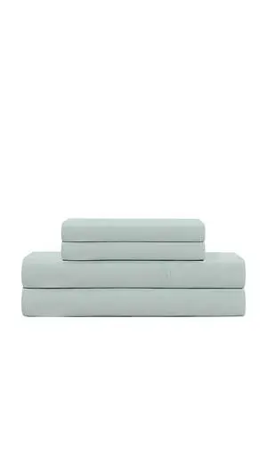 Barefoot Dreams Full Washed Bamboo Sheet Set In Sage - Succulent