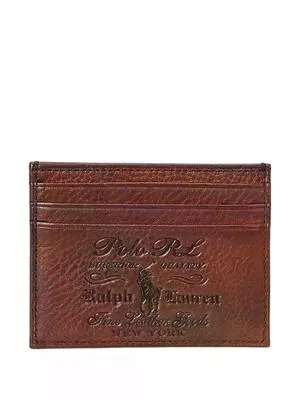 Polo Ralph Lauren Grained Leather Cardholder - Brown
