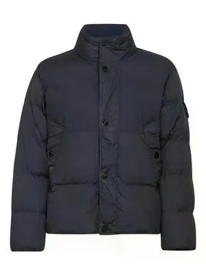 Stone Island Logo-patch Puffer Jacket - Blue