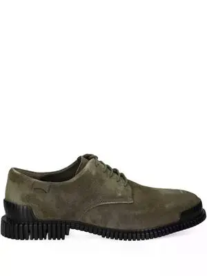 Camper Lace-up Suede Shoes - Green