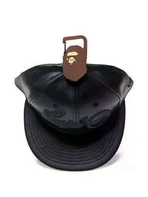 A BATHING APE X New Era Leather Baseball Cap