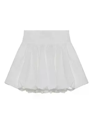 Simkhai Pippa Bubble-hem Mini Skirt - White