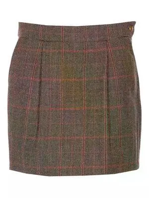 Chloé Plaid Mini Skirt