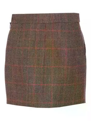 Chloé Plaid Mini Skirt