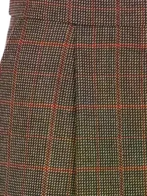 Chloé Plaid Mini Skirt