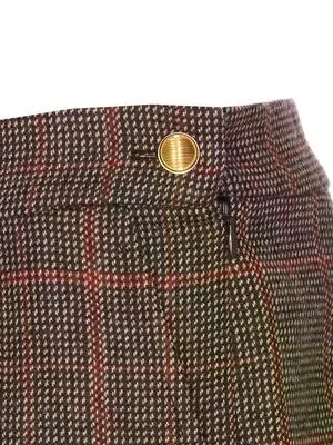 Chloé Plaid Mini Skirt