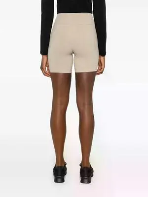 SPORTY & RICH Sr Runner Logo Biker Shorts - Neutrals
