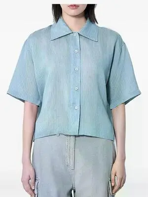 Our Legacy Short Sleeve Shirt - Blue