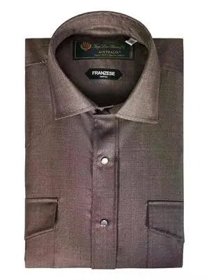 FRANZESE COLLECTION Yoke Flap-pocket Shirt
