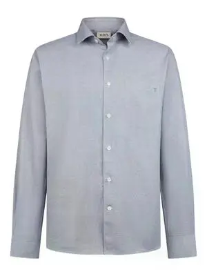 TOD'S Houndstooth Long-sleeved Shirt