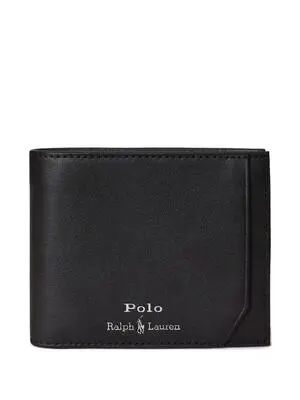 Ralph Lauren Leather Bi-fold Wallet - Black