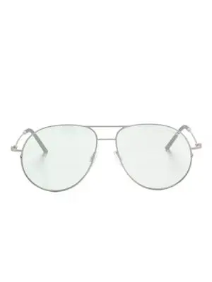 Moncler Pilot-frame Sunglasses - Silver