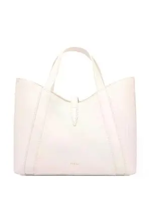 Furla Goccia Curved-top Clasp Tote Bag - Neutrals