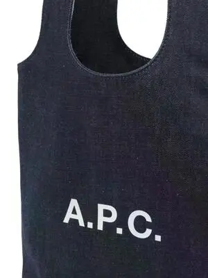 A.p.c. Ninon Medium Denim Tote Bag